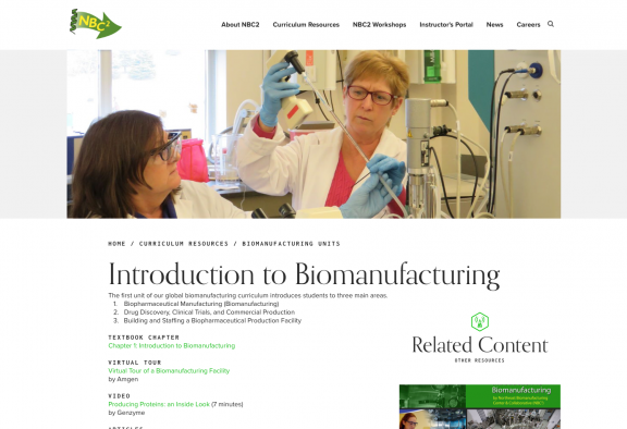 ATE Central - Introduction to Biomanufacturing